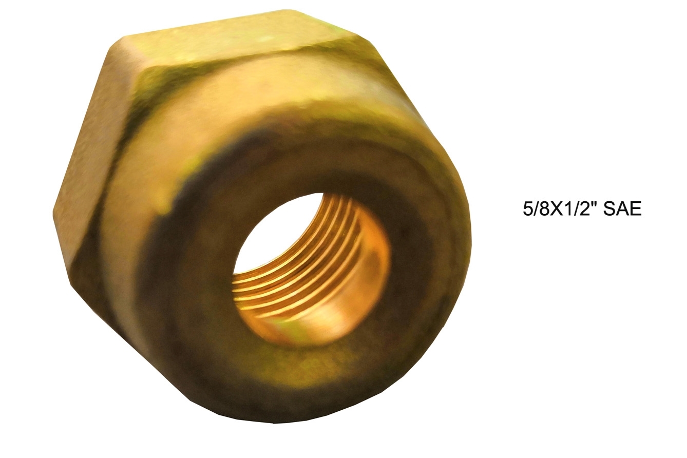 Tecnirecambio. TUERCA REDUCIDA 5/8X1/2" SAE